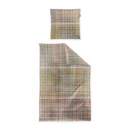 Bettw&auml;sche Irisette, bunt, Mako-Satin, Obermaterial: 100% Baumwolle, Bettw&auml;sche, "Wave 8693", anschmiegsam und atmungsaktiv, Ganzjahresqualit&auml;t