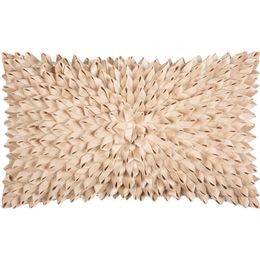 Dekokissen Pad, B:30cm L:50cmbeige, unifarben, Polyester, Dekokissen_Sitzkissen_Kissenh&uuml;llen, "Sentiment", 3D