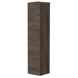 Hochschrank Welltime "Gama", braun oak, B:35cm H:160cm T:35cm, MDF, Schr&auml;nke, Hochschrank, Breite 35 cm, H&ouml;he 160 cm, FSC zertifiziert