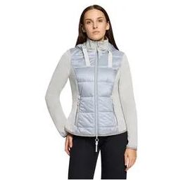 Outdoorjacke Gil Bret, Damen, Gr. 48, ashley blau, Web, Obermaterial: 100% Polyamid, unifarben, regular fit normal, angesetztes B&uuml;ndchen, Jacken Outdoorjacke, mit Kapuze