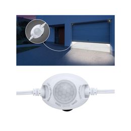 Paulmann LED-Streifen "MaxLED Night PIR Sensor 24V DC max 144W Wei&szlig; Kunststoff", B:4,8cm, wei&szlig;, K&uuml;che, Lichterketten, Zubeh&ouml;r