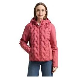 Steppjacke Tom Tailor, Damen, Gr. XL, cozy pink, Steppware, Obermaterial: 100% Polyester. Futter: 100% Polyester, unifarben, regular fit normal, elastischer Bund, Jacken Steppjacke, mit Kapuze