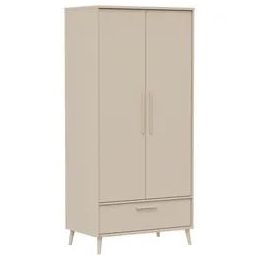Kleiderschrank Paidi "EEFJE in Beige mit Schublade und T&uuml;ren, verschiedene Ausf&uuml;hrungen", cashmere, beige, B:95cm H:204cm T:57cm, Holzwerkstoff, Schr&auml;nke, Kleiderschrank, stabiler Dreht&uuml;renschrank aus Holz, mit Soft-Close-Funktion