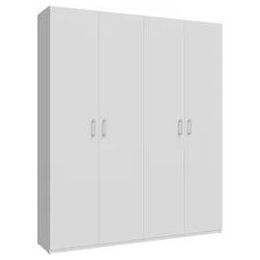 Kleiderschrank FORTE, wei&szlig;, B:177,5cm H:210,5cm T:42cm, FSC-zertifizierter Holzwerkstoff, Schr&auml;nke, Kleiderschrank, B/H/T 177,5/210,5/42 cm, stehende Montage