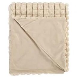 Tagesdecke Kayoom "Decke Spa Essence 125", beige, B:150cm L:200cm, Polyester, Tagesdecken