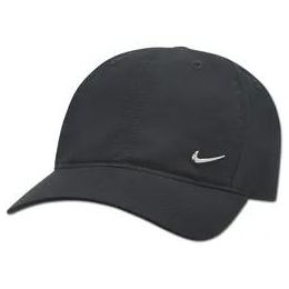 Baseball Cap Nike SPORTSWEAR "NAN DRI-FIT METAL SWOOSH CLUB", Kinder, Gr. 52/54, schwarz, Kunstfaser, Caps, f&uuml;r Kinder, sportlicher Stil, leichtes Material