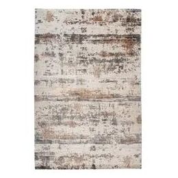 Teppich Kayoom "Gem 970", taupe, B:120cm H:15mm L:170cm, Viskose, Teppiche, Teppich, Kurzflor, Vintage, Modernes Muster, Viskose, Fu&szlig;bodenheizungsgeeignet