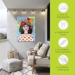 Wandbild Artland, B:45cm H:60cmfarbe bild(er): farbig, Alu Dibond, Wohnzimmer, Bilder, "Boho Girl I", als Alubild, Leinwandbild, Poster,