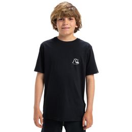 Quiksilver Jungen T-Shirt "Evo Original", schwarz, Gr. 16, [Hauptstoff] 100% Baumwolle, Shirts