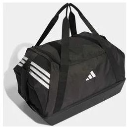 Sporttasche Adidas PERFORMANCE "TIRO MEDIUM DUFFELBAG MIT BODENFACH", schwarz, wei&szlig;, Obermaterial: 100% Polyester, Taschen Sporttasche