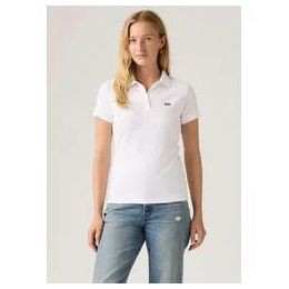 Levi's Poloshirt LEVI'S "2PACK HM POLO", Damen, Gr. M (38), 2 pack polo caviar, wei&szlig;, pique, Piqu&eacute;, Obermaterial: 95% Baumwolle, 5% Elasthan, unifarben, figurbetont normal, ohne Ausschnitt, Shirts, In 2 unterschiedlichen Farben