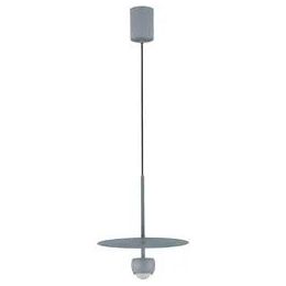 NOVA LUCE Pendelleuchte "EDEM", grau, 1, &Oslash; 30cm H: 217cm, 1 Stk., Leuchten, Pendelleuchte