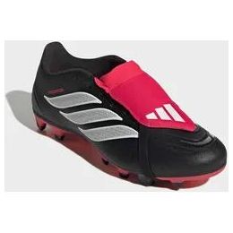 Fu&szlig;ballschuh Adidas PERFORMANCE "PREDATOR CLUB, FESTE/GEMISCHTE B&Ouml;DEN, UMSCHLAGBARE ZUNGE", Damen, Gr. 39, core schwarz, ftwr wei&szlig;, lucid rot, Synthetik, Schuhe Fu&szlig;ballschuh, f&uuml;r viele verschiedene B&ouml;den geeignet