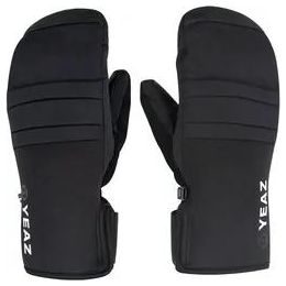 Skihandschuhe YEAZ "Fausthandschuhe POW" Gr. 8, schwarz, Handschuhe, Damen, 8, Obermaterial: 65% Nylon NY. 35% Polyester PES.