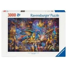 Puzzle Ravensburger "Drachenbibliothek", bunt, Puzzles, KinderB:121cm H:80cm, Pappe, Motiv, Made in Germany, B:121cm H:80cm