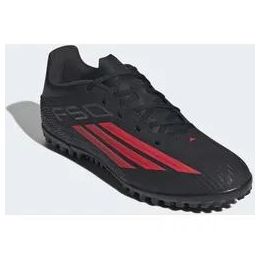 Fu&szlig;ballschuh Adidas PERFORMANCE "F50 CLUB TURF", Damen, Gr. 41, core schwarz, lucid rot, core schwarz, Synthetik, Textil, Schuhe Fu&szlig;ballschuh, f&uuml;r kurzen Kunstrasen, Hart- und Aschenpl&auml;tze