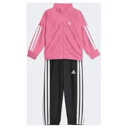 Trainingsanzug Adidas SPORTSWEAR "ESSENTIALS CLIMACOOL KIDS", M&auml;dchen, Gr. 62, pink fusion, wei&szlig;, wei&szlig;, Obermaterial: 100% Polyester, Sportanz&uuml;ge Trainingsanzug