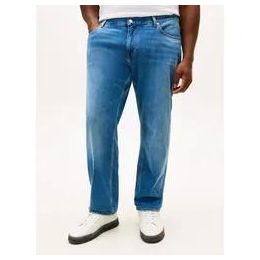 Tommy Hilfiger Big & Tall Gerade Jeans "BT-MADISON", Herren, Gr. 46, L&auml;nge 34, whily blau, Denim/Jeans, Obermaterial: 99% Baumwolle, 1% Elasthan, TOMMY HILFIGER BIG & TALL, regular fit, Jeans, mit Fade-Effekten, regular fit, gerades Bein, Gro&szlig;e Gr&ouml;&szlig;en