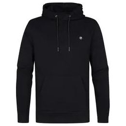 Kapuzensweatshirt PETROL INDUSTRIES "Men Sweater Hooded", Herren, Gr. XXL (44), schwarz, Sweatware, Obermaterial: 95% Baumwolle, 5% Elasthan, unifarben, regular fit h&uuml;ftbedeckend, Rundhals, Flachstrickb&uuml;ndchen, Sweatshirts, mit K&auml;ngurutasche und Kordelzug