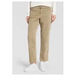 Cordhose MAC "GRACIA", Damen, Gr. 46, L&auml;nge 30, windspray beige, Cord, Obermaterial: 98% Baumwolle, 2% Elasthan, straight fit kn&ouml;chelfrei, Hosen Cordhose, Hochwertige, elastische Babycord-Qualit&auml;t im Baumwoll-Mix