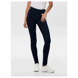 Skinny-fit-Jeans Only "ONLROYAL HIGH SKINNY JEANS 101", Damen, Gr. S (36), L&auml;nge 32, blau (dunkelblau denim), Denim/Jeans, Obermaterial: 69% Baumwolle, 29% Polyester, 2% Elasthan, unifarben, skinny fit, Jeans