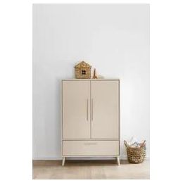 Kleiderschrank Paidi "EEFJE in Beige mit Schublade und T&uuml;ren, verschiedene Ausf&uuml;hrungen", cashmere, beige, B:95cm H:139cm T:41cm, Holzwerkstoff, Schr&auml;nke, Kleiderschrank, stabiler Dreht&uuml;renschrank aus Holz, mit Soft-Close-Funktion