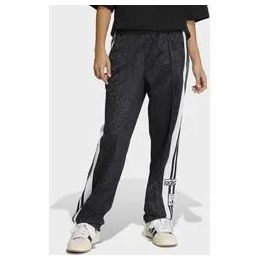 Sporthose Adidas ORIGINALS "AOP ADI-BREAK", Herren, Gr. XS, N-Gr, schwarz, grau six, normal, gr., Obermaterial: 100% Polyester, Hosen Sporthose