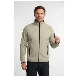 Fleecejacke Icepeak "BREDSTEDT", Herren, Gr. XXL, powder, Obermaterial: 100% Polyester, normal, Jacken Fleecejacke, sportlicher Stil, mit Stehkragen, mit Rei&szlig;verschlusstaschen