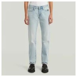 G-Star Raw Straight-Jeans G-STAR "Lennoxx Slim Straight Wmn", Damen, Gr. 27, L&auml;nge 32, sun faded blau galena, Denim/Jeans, Obermaterial: 99% Baumwolle, 1% Elasthan, straight fit lang, Jeans Straight-Jeans, mit schlanker Silhouette