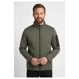 Fleecejacke Icepeak "BREDSTEDT", Herren, Gr. XXL, granite, Obermaterial: 100% Polyester, normal, Jacken Fleecejacke, sportlicher Stil, mit Stehkragen, mit Rei&szlig;verschlusstaschen