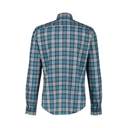 Lerros Herren Karohemd "Herren Karohemd in Strukturqualit&auml;t", blau, Gr. S, 55% Baumwolle, 45% Polyester, Hemden