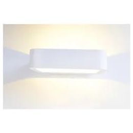 N&auml;ve N&Auml;VE LED Wandleuchte "Wanna", wei&szlig;, 1, H: 5cm, 1 Stk., Leuchten, incl. 1x 5W Edison LED, l: 20cm, b: 12cm, h: 5cm, Gips, wei&szlig;, LED Wandleuchte