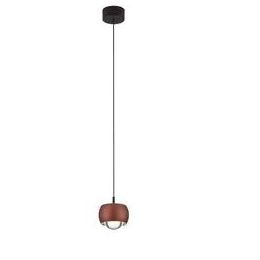 NOVA LUCE Pendelleuchte "CONGA", coffee, 1, &Oslash; 9,6cm H: 140cm, 1 Stk., Leuchten, Pendelleuchte
