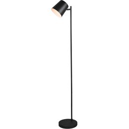 LED Stehlampe "BLAKE, Akku Stehleuchte Indoor, mit USB-C Lade-Anschluss, H&ouml;he 125 cm", 1, H: 125cm, 1 Stk.schwarz matt, REALITY LEUCHTEN, Wohnzimmer,