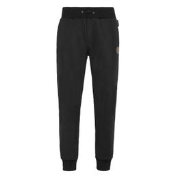 Plein Sport Herren Jogginghose "Jogginghose", schwarz, Gr. S, Obermaterial: 60% Polyester, 40% Baumwolle, Hosen