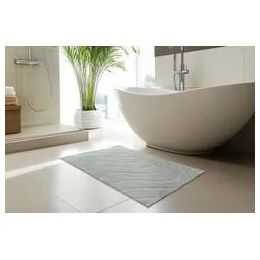 Badematte Kayoom "Badematte Ocean Touch 425", gr&uuml;n, (40cm x 60cm ), 1 Stk., Polyester, Badematten, Badematte, Kurzflor