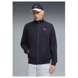 Sweatjacke Puma "CLASS RELAXED PINNACLE TRACK JACKET TR", Herren, Gr. XL, new navy, Sweatware, Obermaterial: 68% Baumwolle, 32% Polyester, unifarben, regular fit normal, angesetztes B&uuml;ndchen, Sweatjacken Sweatjacke, ohne Kapuze, f&uuml;r sportliche Aktivit&auml;ten und Freizeit, Regular Fit