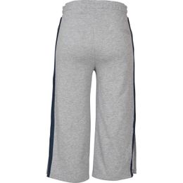 Urban Classics Damen Bequeme Jeans "Urban Classics Damen Ladies Taped Terry Culotte", grau, Gr. S, 90% Baumwolle, 10% Viskose, Jeans