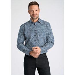 JACK'S INN 54 JACK&rsquo;S Herren Flanellhemd "Freizeithemd Comfort Fit", blau, Gr. XL, Obermaterial: 65% Polyester, 35% Baumwolle, Hemden