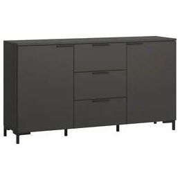 Kommode Home Affaire "Alternative", kosmos anthrazit, B:150,4cm H:83,5cm T:40cm, Holzwerkstoff, Sideboards, Kommode, Breite 151 cm
