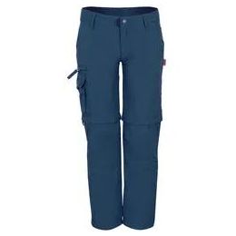 Sporthose Trollkids "KIDS OPPLAND PANTS SLIM FIT", M&auml;dchen, Gr. 116, N-Gr, blau (mystic blau), Obermaterial: 100% Polyamid, Hosen Sporthose