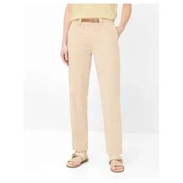 5-Pocket-Hose Brax "Style MADISON", Damen, Gr. 40K (20), Kurzgr&ouml;&szlig;en, beige, Web, 78% Baumwolle, 19% Lyocell, 3% Elasthan, Hosen 5-Pocket-Hose