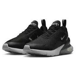 Sneaker Nike SPORTSWEAR "Air Max 270", Herren, Gr. 37,5, schwarz, metallic silber, wei&szlig;, Synthetik, Textil, Schuhe Sneaker