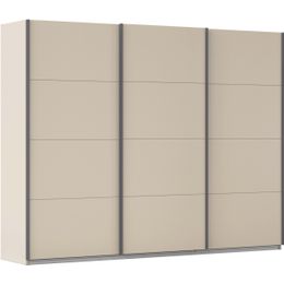 Schwebet&uuml;renschrank OTTO HOME, B:271cm H:210cm T:62cm, beige, Holzwerkstoff, Schr&auml;nke, "Kleiderschrank Schrank Garderobe AGORDO mit Dekor- oder