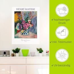 Wandbild Artland, B:60cm H:80cmfarbe bild(er): farbig, Vinyl, Wohnzimmer, Bilder, "Pfingstrosen. 1907", als Alubild, Leinwandbild, Poster,
