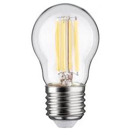 Paulmann LED-Leuchtmittel "Eco-Line Tropfen 525lm 2,5W 3000K klar 230V", Energieeffizienz: A (A-G), transparent, L:8cm &Oslash;:4,5cm, Leuchtmittel