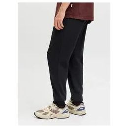 Jack & Jones PlusSize Sweathose "JPSTGORDON ARCHIVE SWEAT PANTS NOOS PLS", Damen, Gr. 46 (6XL), N-Gr, schwarz, angeraute Sweatware, Obermaterial: 80% Baumwolle, 20% Polyester, JACK & JONES PLUSSIZE, unifarben, normal lang, Hosen Sweathose, Baumwollmischung, regular fit