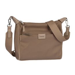 Gabor Damen Umh&auml;ngetasche "Brisa"taupe, Nylon, clean, gepflegt, unifarben, Taschen, Nylon trifft auf glattes Lederimitat mit Metallzipper & viel