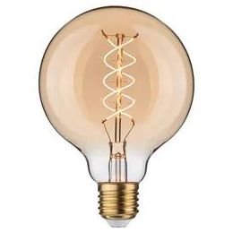 Paulmann LED-Leuchtmittel "Rustic Shine G95 300lm 4,2W 1800K S gold 230V", goldfarben, L:13,5cm &Oslash;:9,5cm, Leuchtmittel