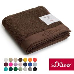 Handtuch s.Oliver, B:50cm L:100cm, braun, Walkfrottier, Baumwolle, Handt&uuml;cher, "s.Oliver, Premium Qualit&auml;t, 600 gr/m&sup2;, auch als Sets erh&auml;ltlich",